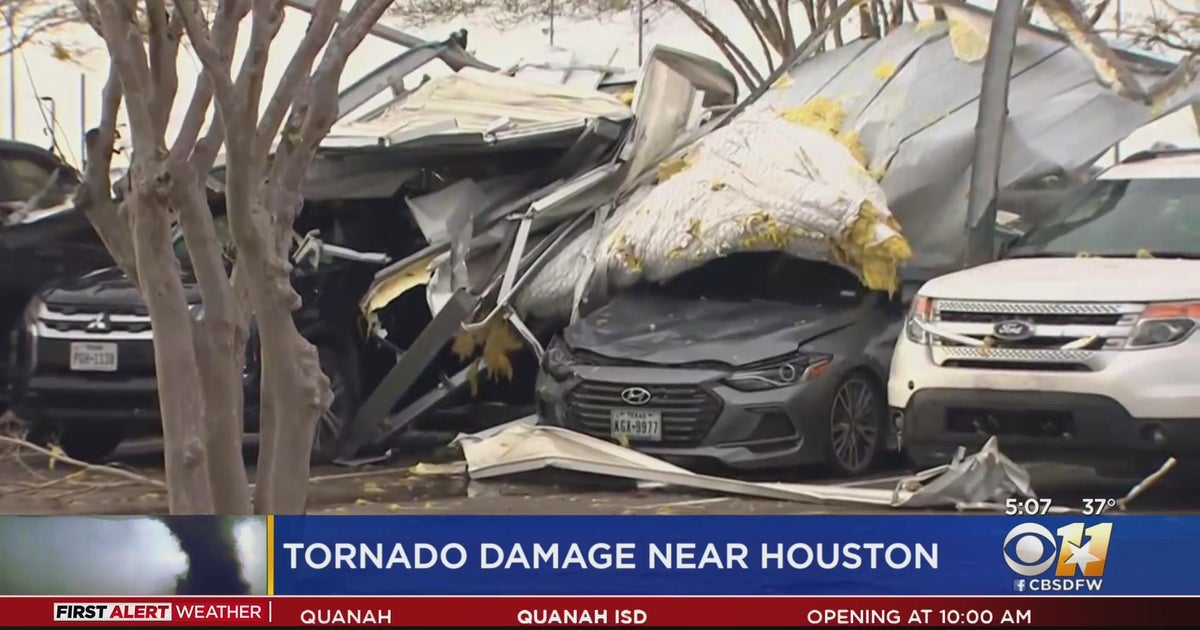 Catastrophic tornado damage seen near Houston - CBS Texas