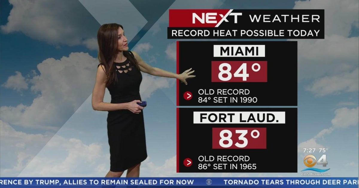 NEXT Weather forecast for Wednesday 1/25/2023 7AM - CBS Miami