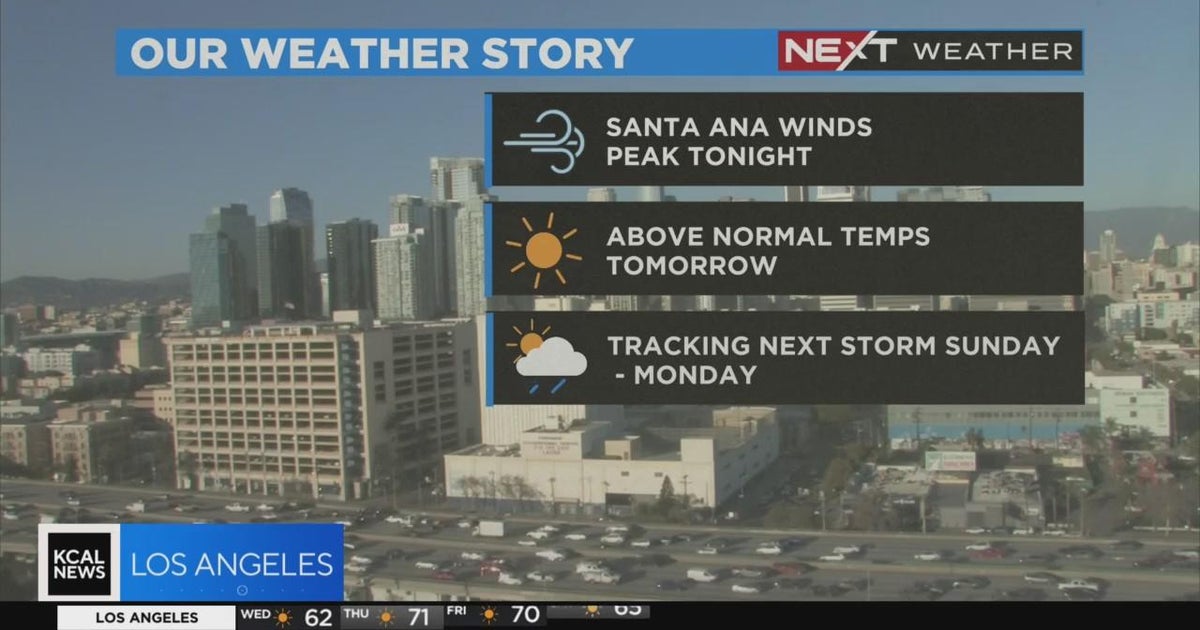 Mary Yoon's evening forecast (Jan. 25) - CBS Los Angeles