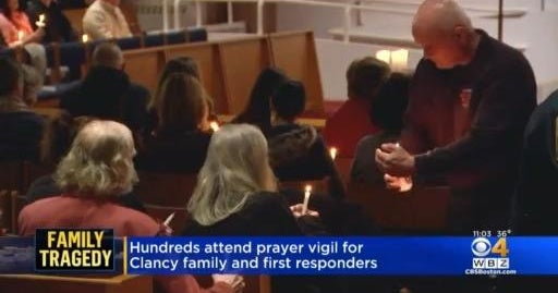 Hundreds attend Duxbury prayer vigil for Clancy family - CBS Boston