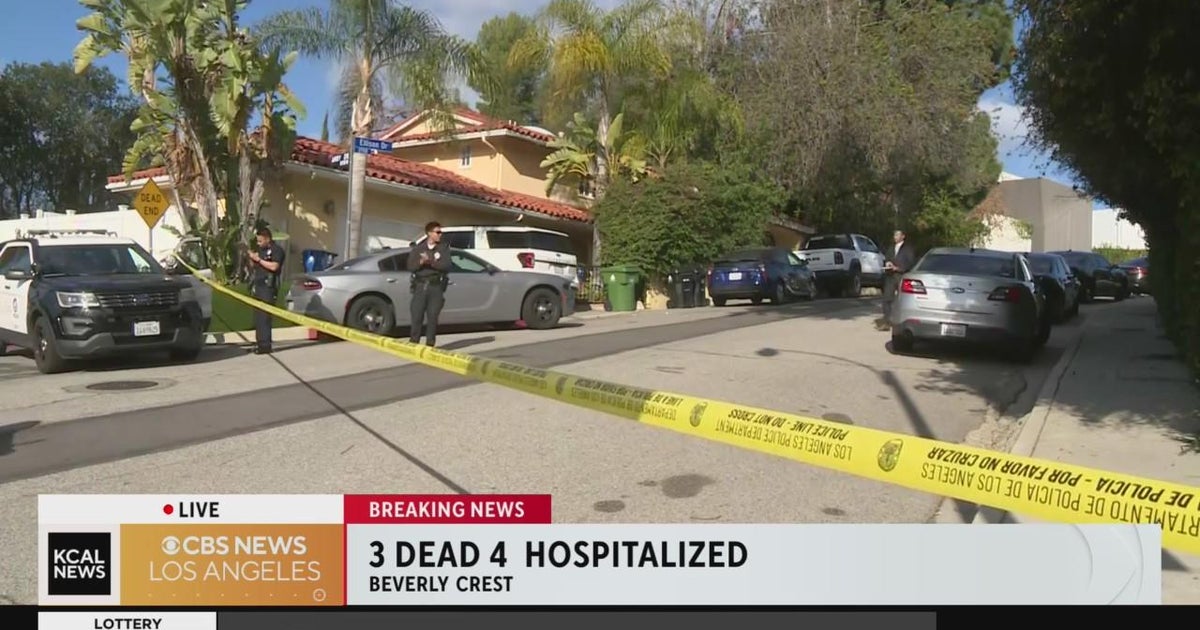 Beverly Crest shooting: 3 dead 4 hospitalized with no suspect - CBS Los Angeles
