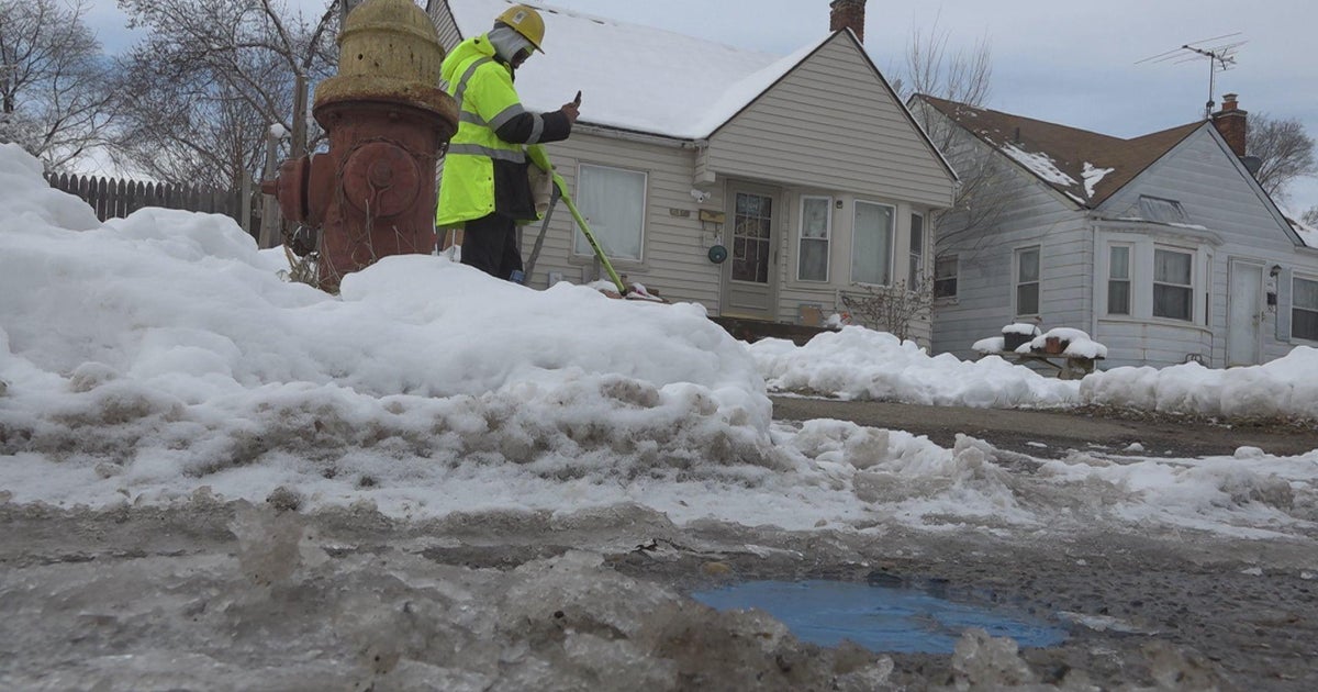 Detroit Department of Water and Sewerage repairing water main breaks ...