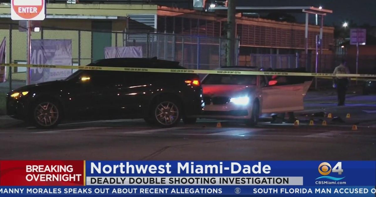 Deadly Double Shooting In Northwest Miami Dade Cbs Miami