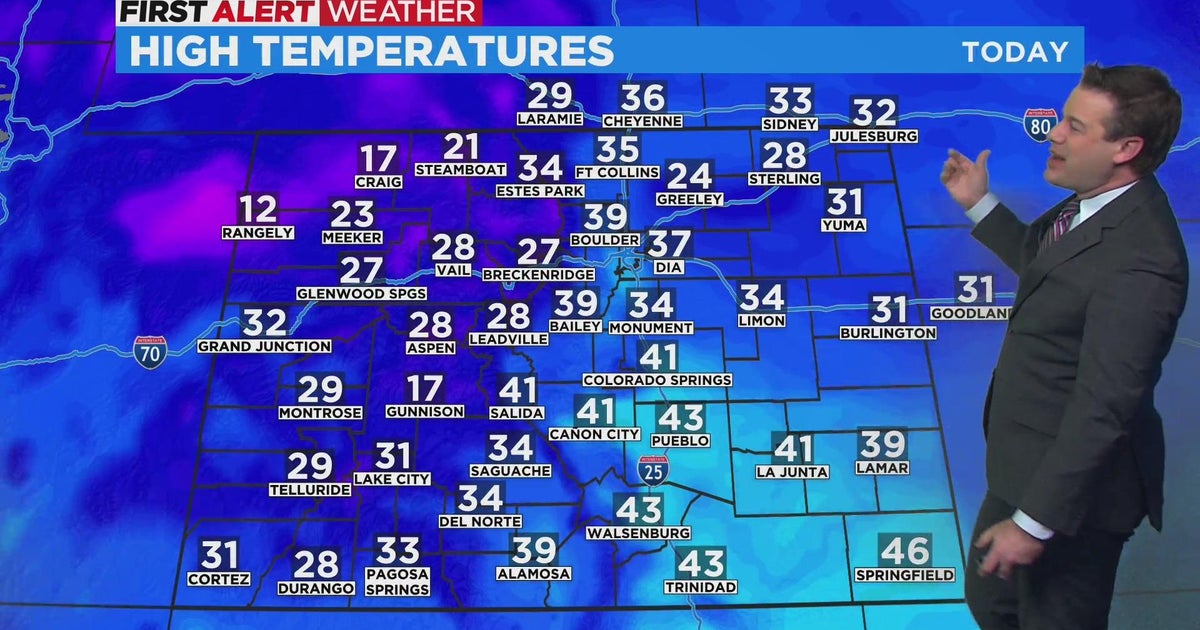 Colorado finally climbs out of the deep freeze! - CBS Colorado