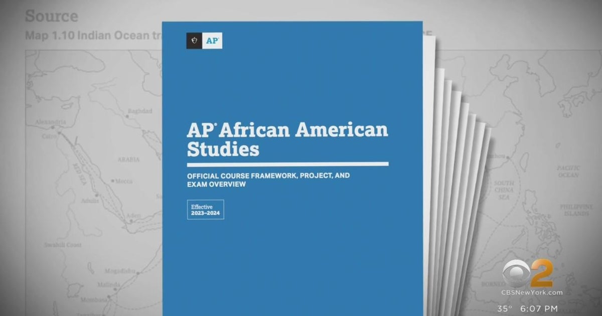 New AP African American studies curriculum faces some criticism - CBS ...