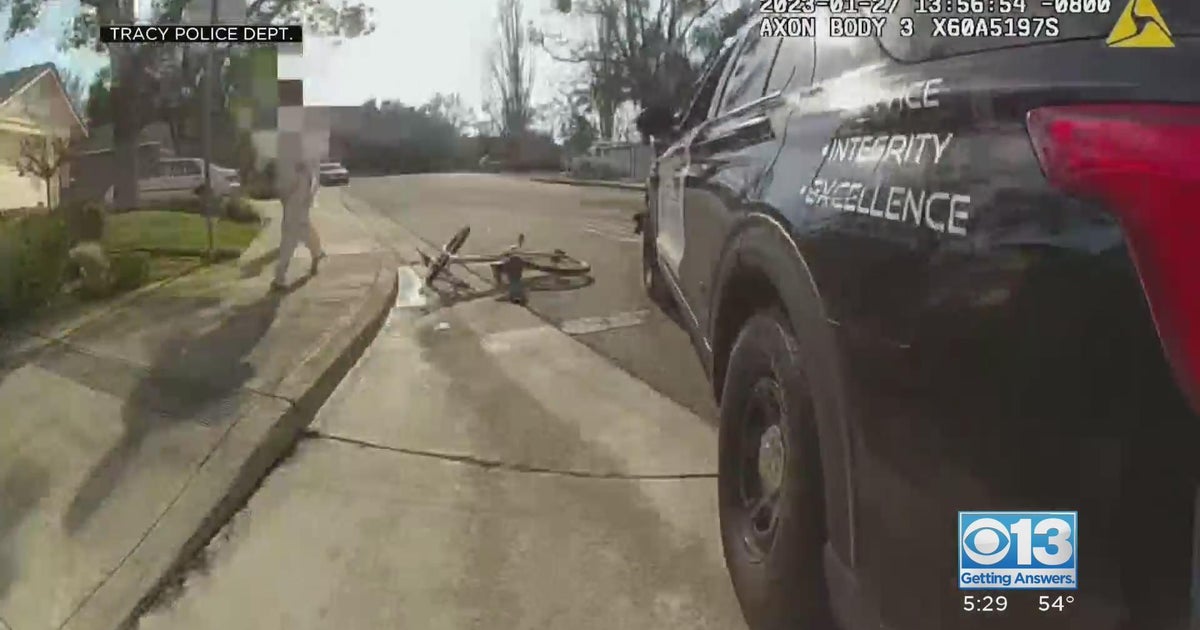 Tracy police shooting followed by demands for reform - CBS Sacramento