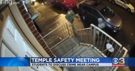 Temple student government holding safety meeting after attack - CBS ...