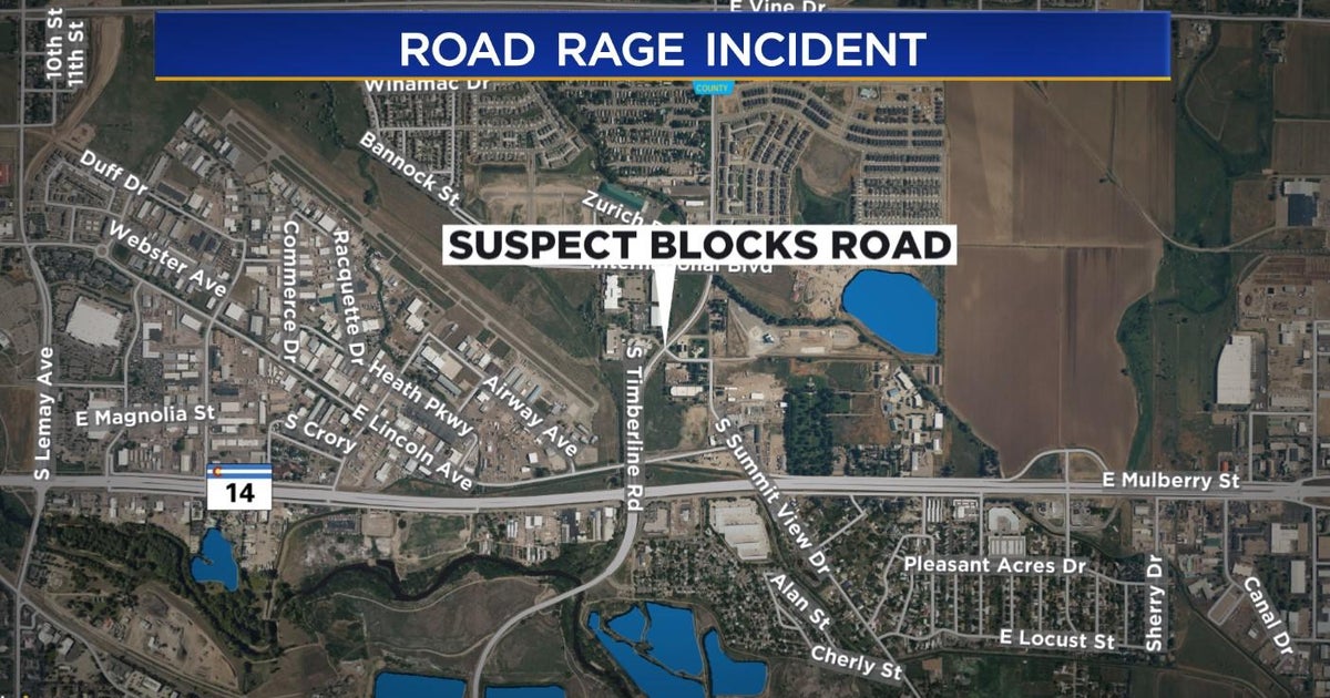 Larimer County Sheriff's deputies search for road rage suspect - CBS ...
