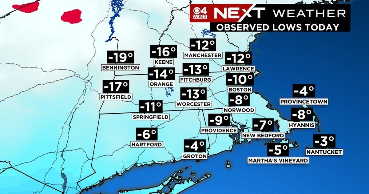 Boston, Worcester smash record lows for Saturday with negative double ...