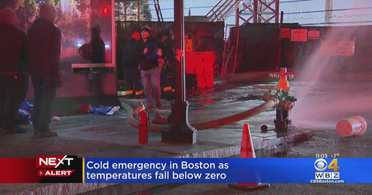 Cold emergency in Boston as temperatures fall below zero - CBS Boston