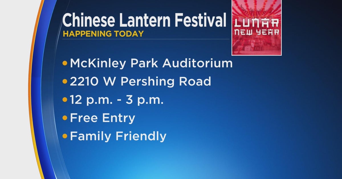 Chinese Lantern Festival happening today in McKinley Park - CBS Chicago