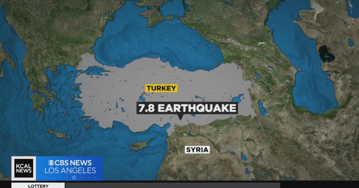 Massive 7.8 earthquake strikes Turkey - CBS Los Angeles