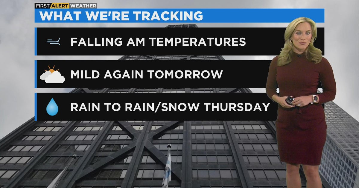 Chicago First Alert Weather: More mild weather - CBS Chicago