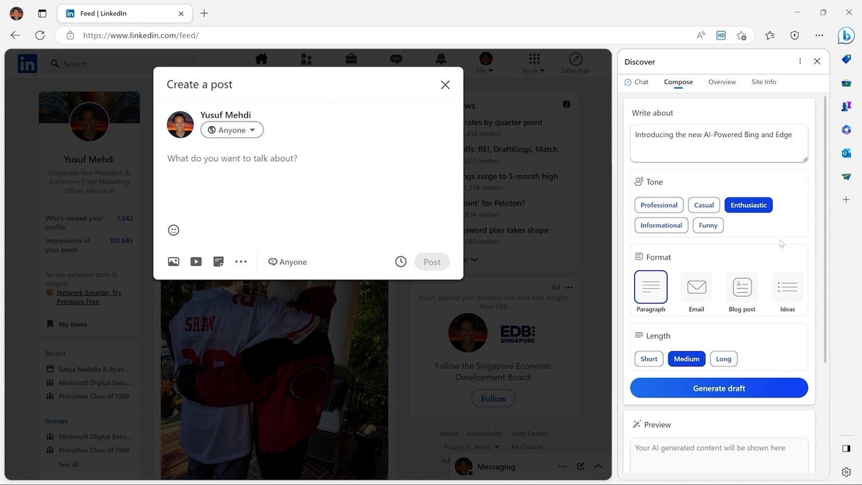 Microsoft unveils Bing search engine that uses OpenAI's ChatGPT AI tech ...