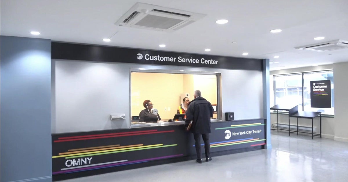 MTA unveils new customer service centers at 3 subway stations - CBS New ...