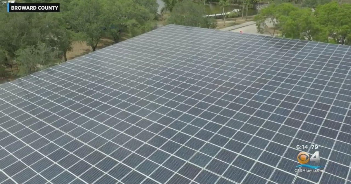 Broward has installed solar panels at 12 different locations - CBS Miami