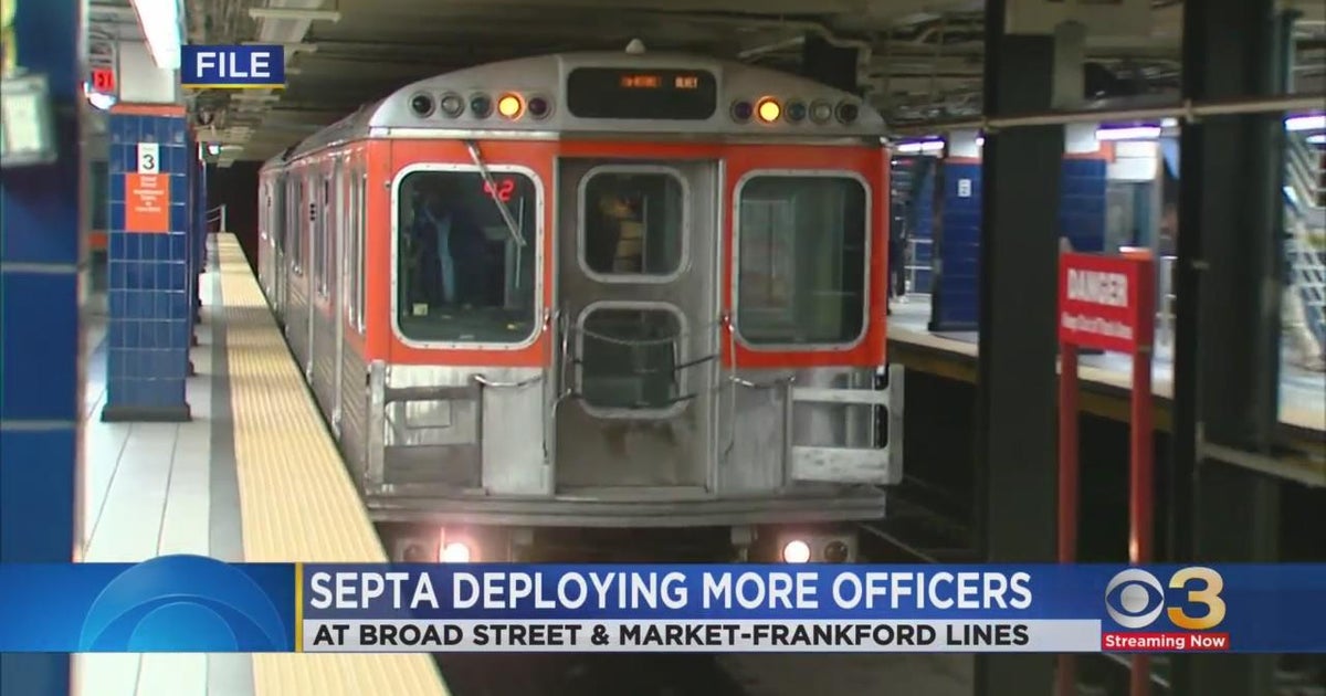 SEPTA launching special deployment of its police officers - CBS ...