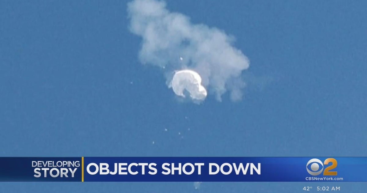 U.S. shoots down more flying objects - CBS New York