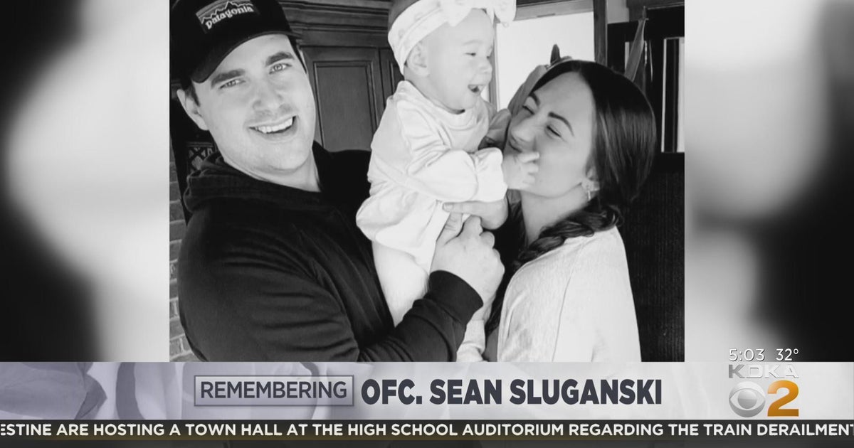 Officer Sean Sluganski to be laid to rest today - CBS Pittsburgh