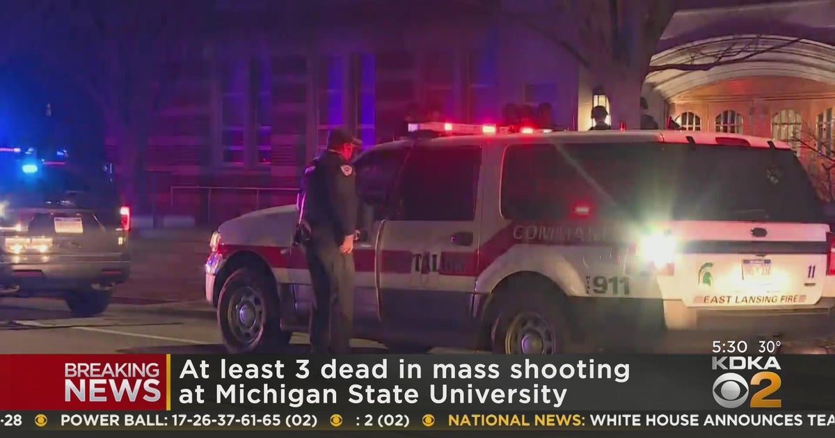 At least 3 dead in mass shooting at Michigan State University - CBS ... At least 3 dead in mass shooting at Michigan State University - CBS ...