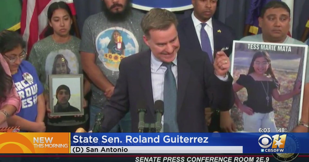 State Sen. Roland Gutierrez introduces gun safety legislation - CBS Texas State Sen. Roland Gutierrez introduces gun safety legislation - CBS Texas