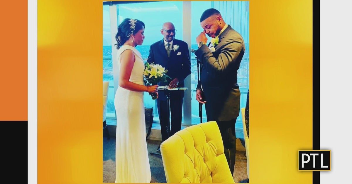 Welcoming Mikey back from her honeymoon! - CBS Pittsburgh