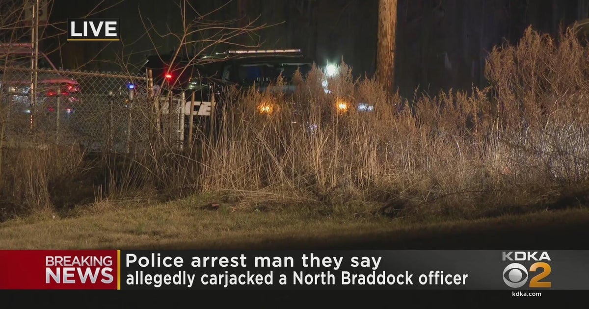 Police arrest man accused of carjacking officer - CBS Pittsburgh