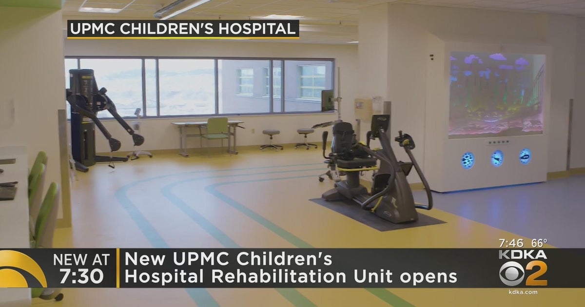 New rehabilitation unit opens at UPMC Children's Hospital - CBS Pittsburgh
