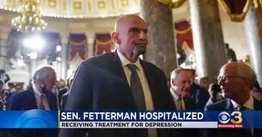 Sen. John Fetterman hospitalized, seeking treatment for depression ...