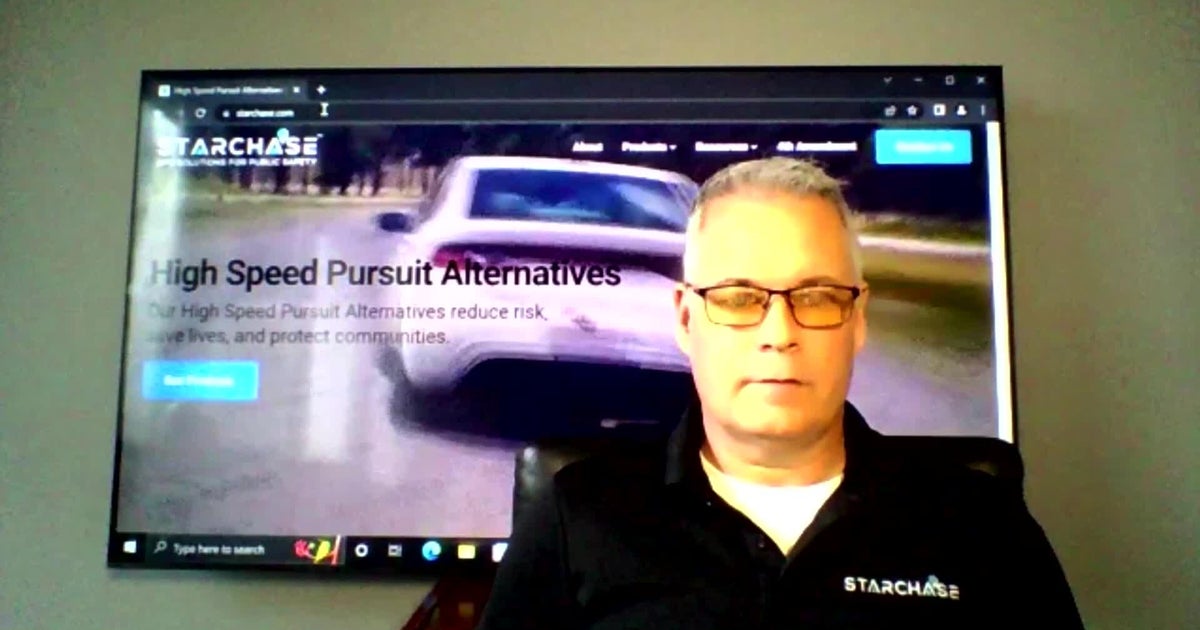 StarChase founder on police GPS dart system - CBS Chicago