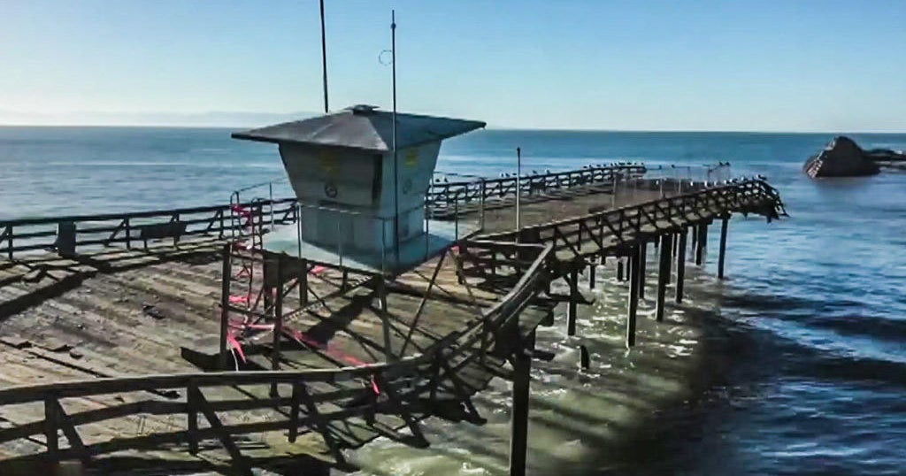 Storm-damaged pier at Seacliff State Beach set for demolition - CBS San ...