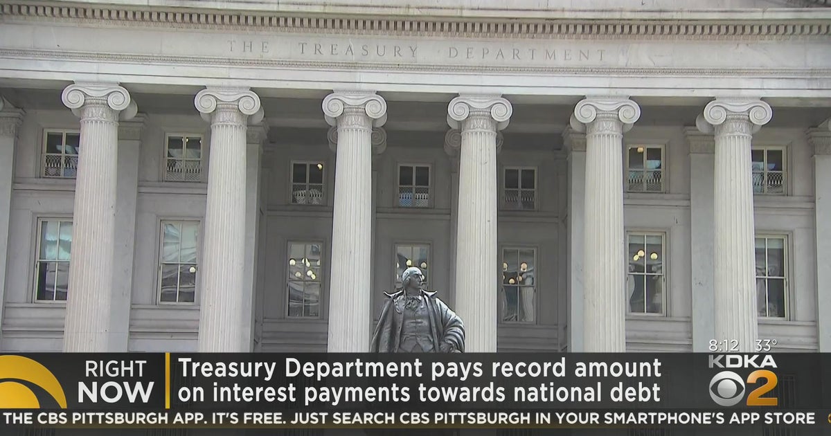 Treasury Department pays record amount in interest payments toward ...