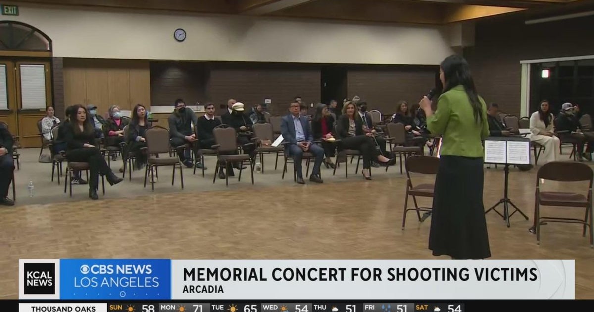 Memorial concert held for victims of Monterey Park mass shooting - CBS ...