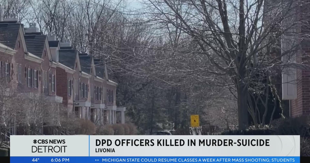 Detroit police officers killed in apparent murder-suicide in Livonia, officials say - CBS Detroit