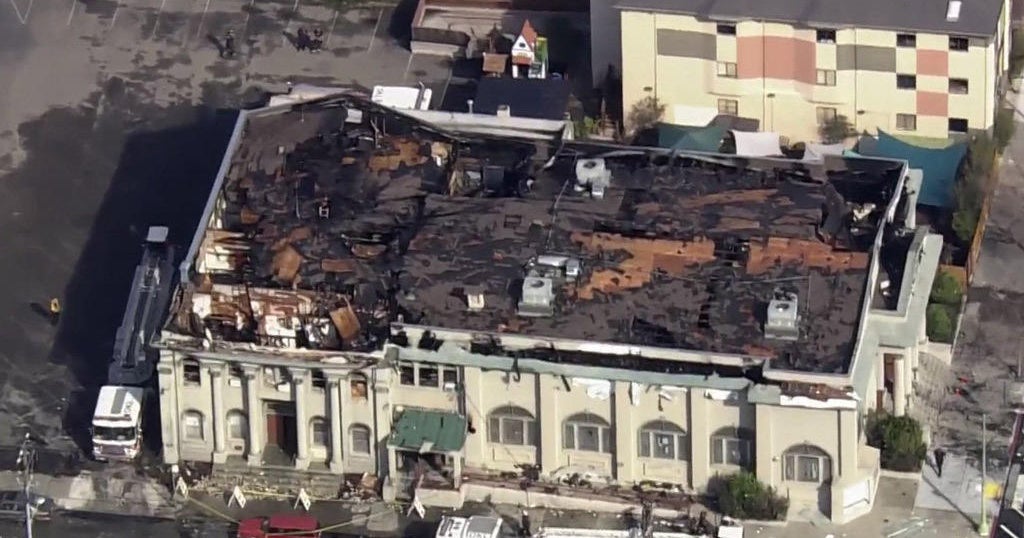 3-alarm fire heavily damages Oakland's historic First African Methodist ...