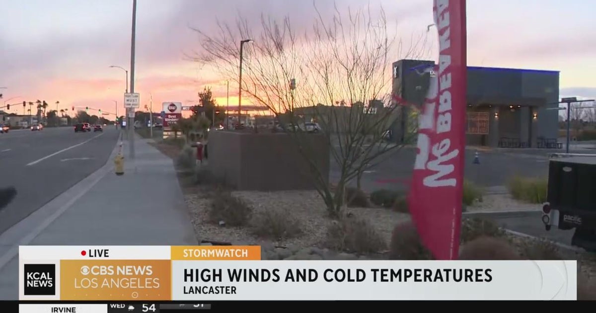 Lancaster sees early snow, but none sticks - yet - CBS Los Angeles