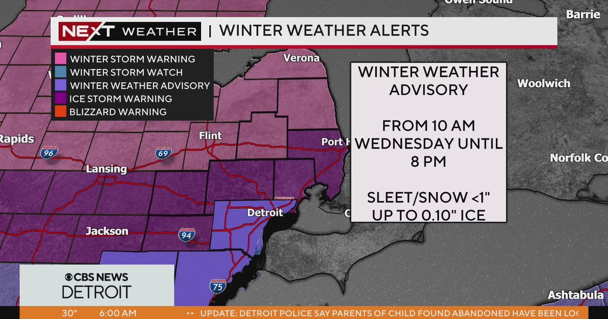 NEXT Weather Forecast Feb. 22: Winter storm approaches - CBS Detroit