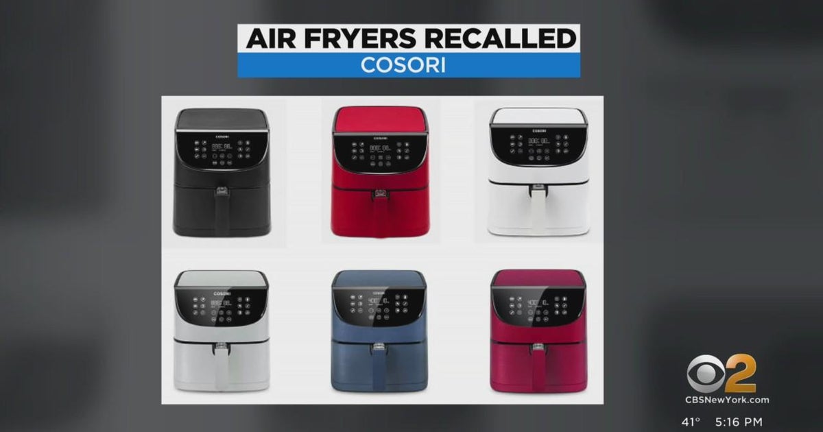 Consori recalls 2 million air fryers - CBS New York