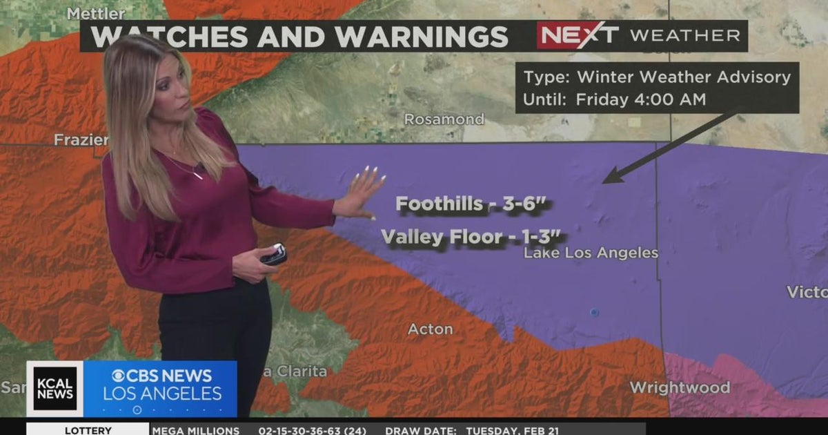 Evelyn Taft and Olga Ospina's evening weather forecast (Feb. 22) - CBS ...