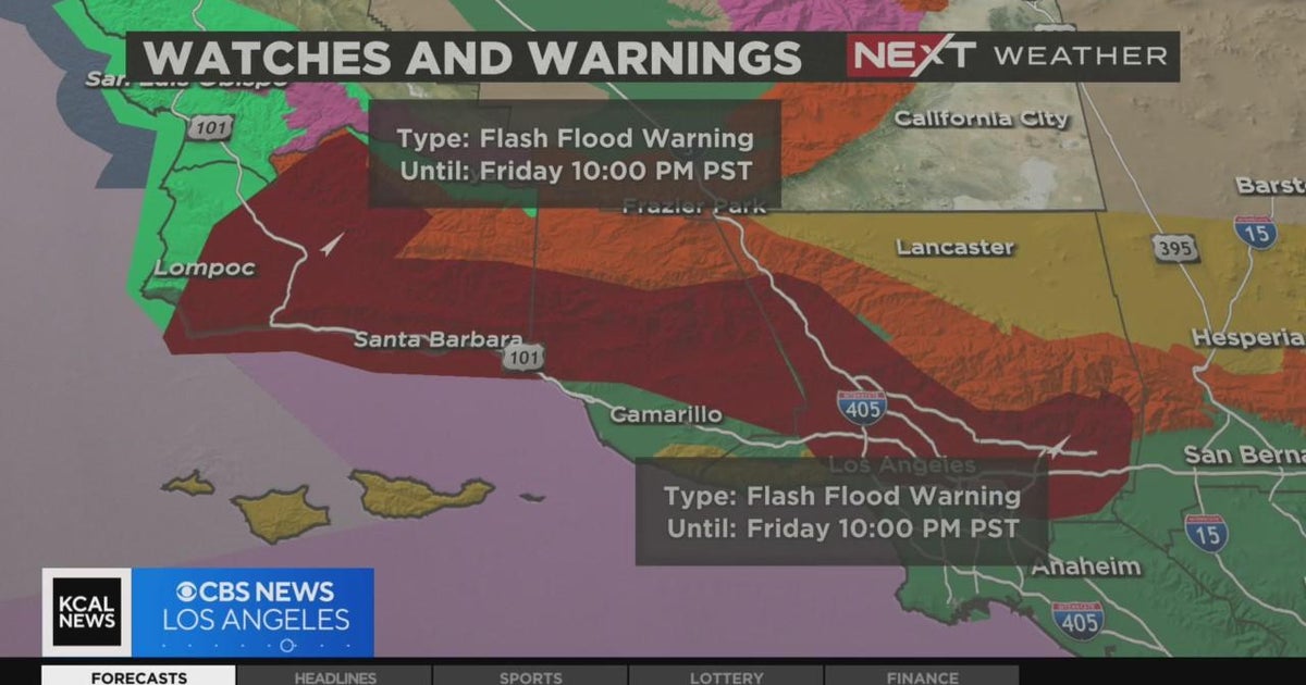Flash Flood Warning - CBS Los Angeles