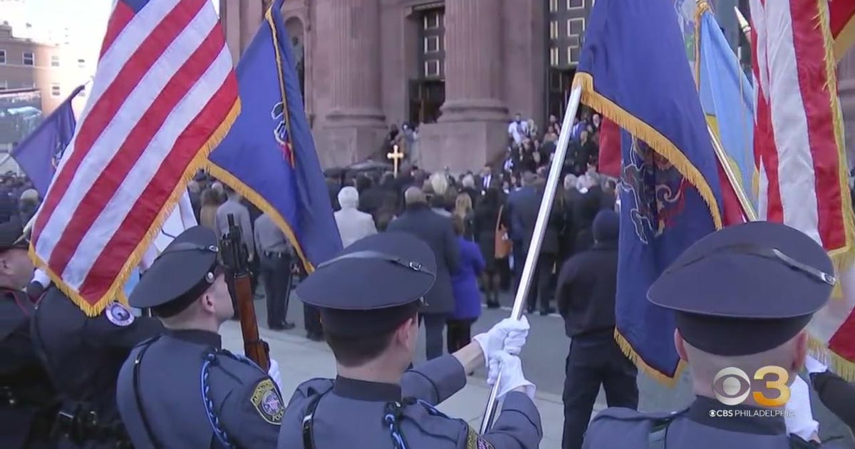 City gives final farewell to Sergeant Fitzgerald Friday - CBS Philadelphia