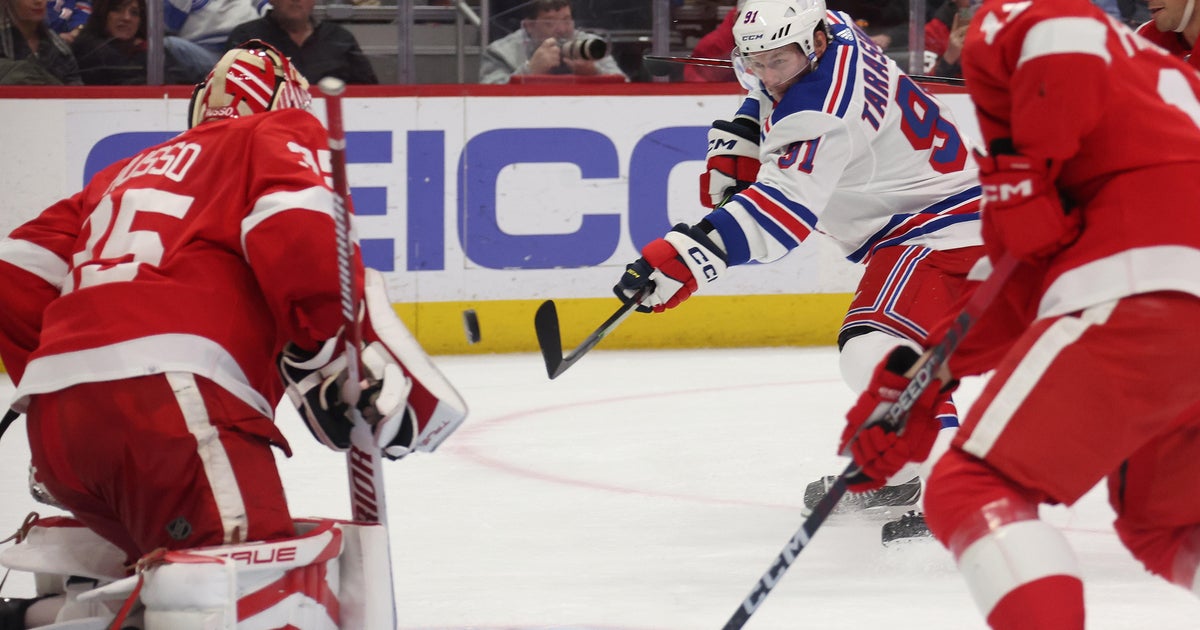 Red Wings boost NHL playoff push, beat Rangers - CBS New York