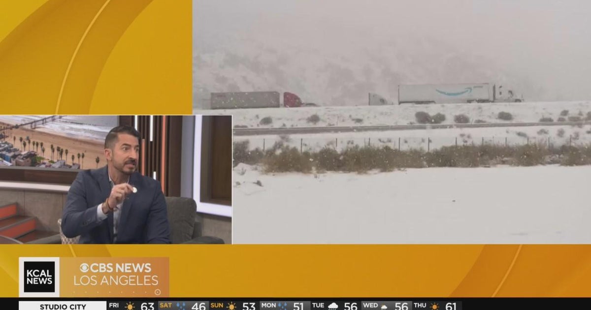 Winter storm driving tips with Auto Club spokesman Doug Shupe - CBS Los ...