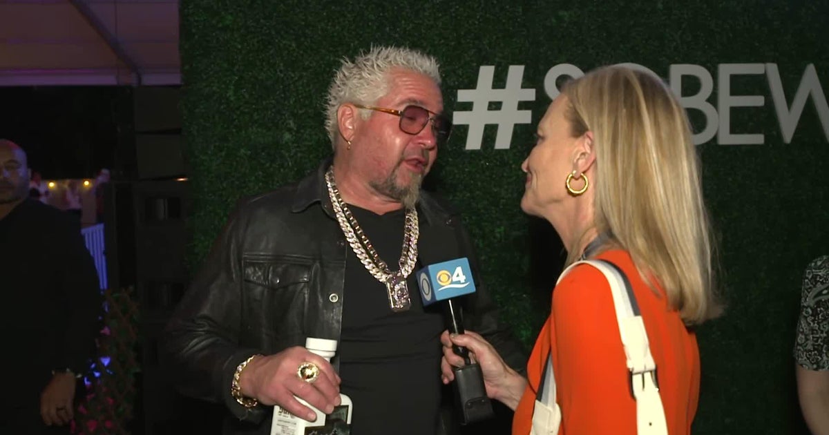 Guy Fieri at the South Beach Wine and Food Festival - CBS Miami