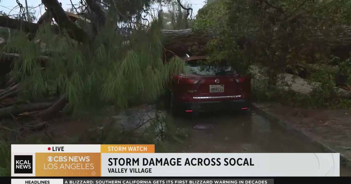Storm damage across SoCal - CBS Los Angeles