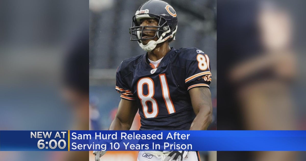 Former Chicago Bear Sam Hurd released from prison - CBS Chicago