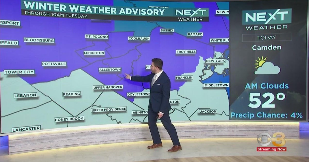 NEXT Weather: Who sees snow - CBS Philadelphia