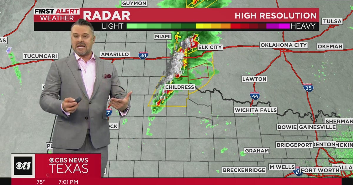 First Alert Weather: Line of severe storms tracks east across Texas ...