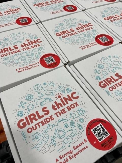 "Girls thINC Outside the Box" activity kits build 2023
