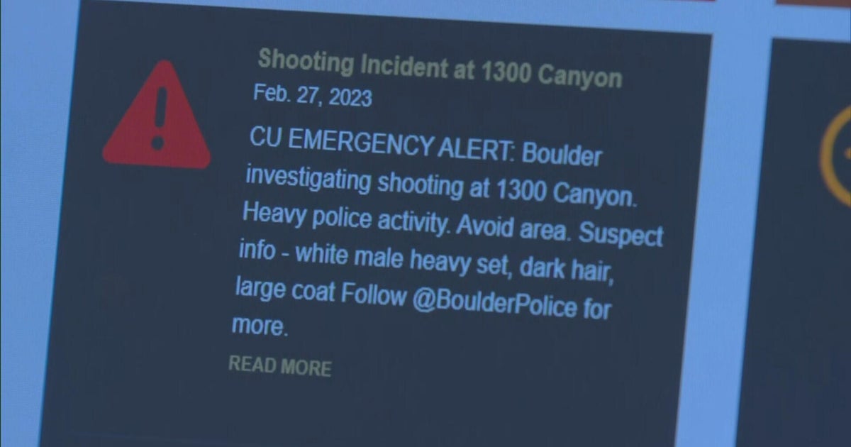 Revamped alert system keeps CU Boulder students informed of threats on ...